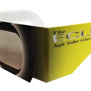 Solar Eclipse Glasses - ISO Certified, CE Approved - 3 Pairs - "Yellow Sun" - Solar Shades