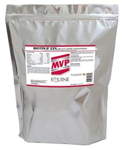 med-vet pharmaceuticals biotin ii 22x (5lb) hoof supplement for horses