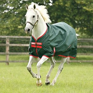 Rambo "Original" by Horseware Lite Weight Turnout Blanket - Green/Red 75