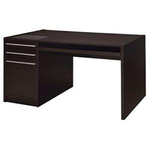 coaster furniture ontario connect-it computer desk cappuccino 800982