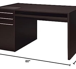 Coaster Furniture Ontario Connect-It Computer Desk Cappuccino 800982