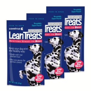 covetrus nutrisential lean treats for dogs - soft dog treats for small, medium & large dogs - nutritional low fat bite size k9 treats - chicken flavor - 3 pack - 4oz