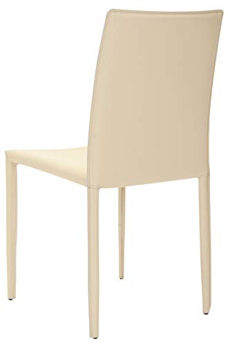 Safavieh Home Collection Karna Modern Cream Dining Chair (Set of 2)