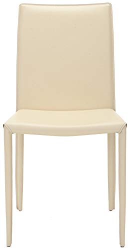 Safavieh Home Collection Karna Modern Cream Dining Chair (Set of 2)