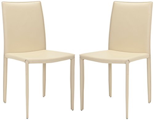 Safavieh Home Collection Karna Modern Cream Dining Chair (Set of 2)