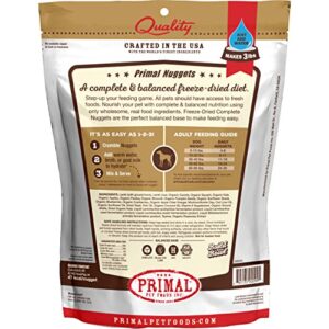 Primal Freeze Dried Nuggets for Dogs Lamb, Complete Meal Freeze Dried Dog Food Healthy Grain Free Raw Dog Food, Crafted in The USA (14 oz)