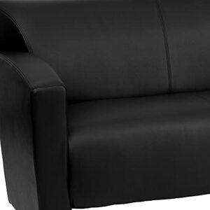 Flash Furniture HERCULES Majesty Series Black LeatherSoft Sofa