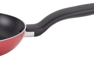 T-fal Initiatives Nonstick Cookware Set 18 Piece Pots and Pans, Dishwasher Safe Red