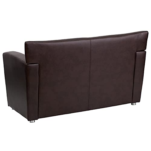 Flash Furniture HERCULES Majesty Series Brown LeatherSoft Loveseat