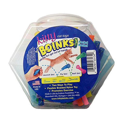 Kitty Boinks 100-Piece Cannister Pet Toy