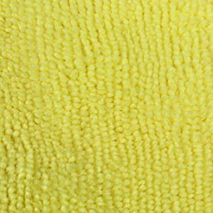 Eurow Microfiber 12 x 12in 300 GSM Cleaning Towels Yellow - 50 Pack