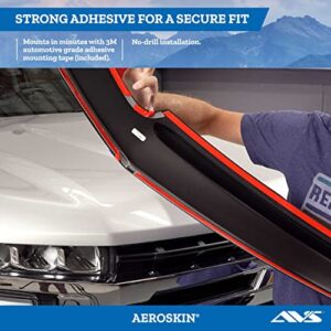 Auto Ventshade [AVS] Aeroskin Hood Protector | 2003 - 2008 Toyota Corolla, Low Profile/Flush - Smoke | 320039 Small