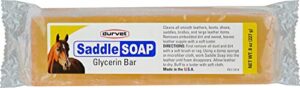 durvet saddle soap glycerin bar for leather