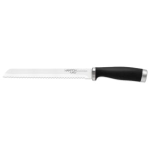 hampton forge epicure bread knife, black