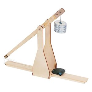 pitsco laser-cut basswood trebuchet kit (individual pack)