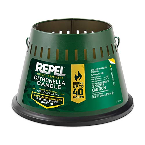 Repel Citronella Triple Wick Candle, 20-Ounce, Pack of 1, 1 pack, One Color