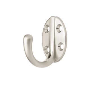 liberty b46116z-sn-c single robe hook with round base