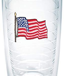 Tervis American Flag Made in USA Double Walled Insulated Tumbler, 1 Count (Pack of 1), Unlidded