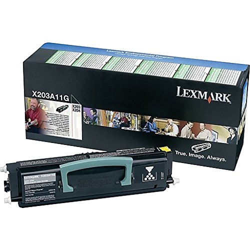 Lexmark X203A11G X203 X204 Toner Cartridge (Black) in Retail Packaging