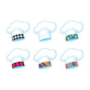 trend enterprises, inc. chef's hats the bake shop classic accents var. pk, 36 ct