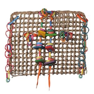 super bird creations sb699 activity wall bird toy, medium bird size, 12" x 14" x 3"