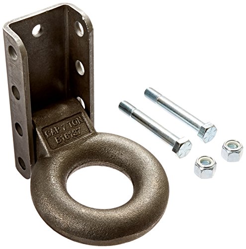 Buyers Products B18128 Adjustable Eye Assembly, 3 Position Iron Towing Assembly with 3" Formed Steel Channel and 3" ID Eye MGTW 12,000lbs, MVL 2,000lbs