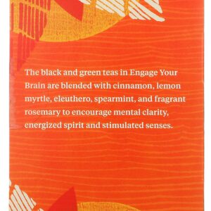 Allegro Tea, Organic Engage Your Brain Tea Bags, 20 ct