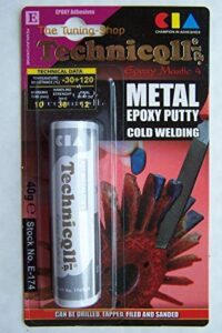 technicqll epoxy putty for metals (steel, aluminium, bronze, iron casts, etc) cold weld 40g