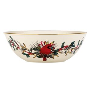 lenox winter greetings bowl