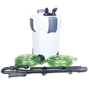 super hw-304b 5-stage external canister filter w/ 9w uv sterilizer, 525gph