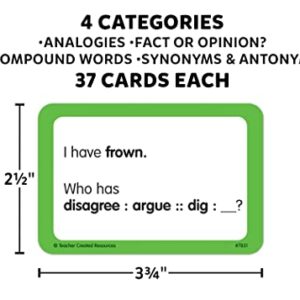 Teacher Created Resources 4&5 I Have Language Arts Game, Multi, 5.5 x 1.75 x 4 inches