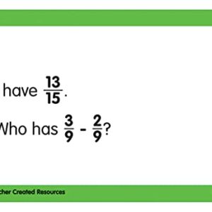 Teacher Created Resources I Have… Who Has…? Math Grades 4-5 (7833)