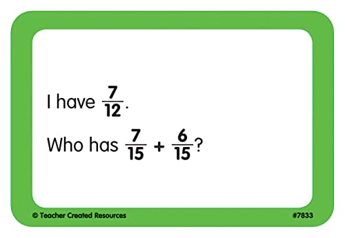 Teacher Created Resources I Have… Who Has…? Math Grades 4-5 (7833)