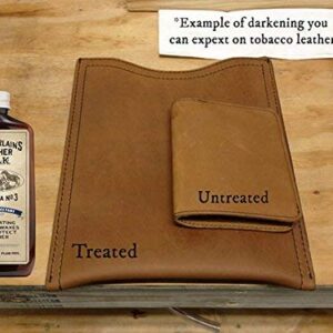 Leather Milk Leather Water Repellent and Protector - Water Protectant No. 3 - All Natural, Non-Toxic Water Proofer and Liquid Sealant. Made in The USA. 2 Sizes. Includes Premium Applicator Pad!