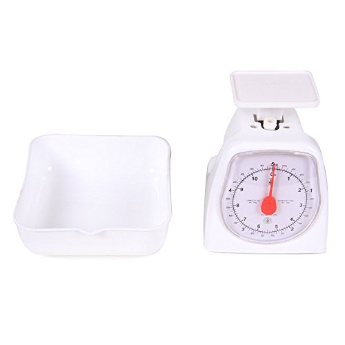 hand2mind Dual-Dial Analog Platform Scale, 5 kg Scale, Kitchen Scales, Weighing Scales, Classroom Supplies for Teachers Elementary, Teacher Supplies, School Supplies