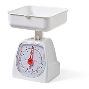 hand2mind Dual-Dial Analog Platform Scale, 5 kg Scale, Kitchen Scales, Weighing Scales, Classroom Supplies for Teachers Elementary, Teacher Supplies, School Supplies