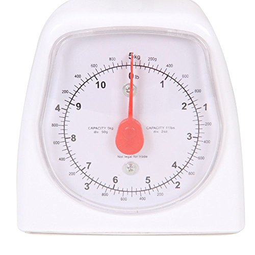 hand2mind Dual-Dial Analog Platform Scale, 5 kg Scale, Kitchen Scales, Weighing Scales, Classroom Supplies for Teachers Elementary, Teacher Supplies, School Supplies