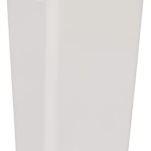 Hardware Resources CAN-50W Plastic Waste Container, White