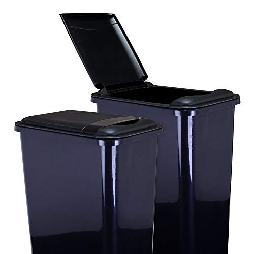 Hardware Resources CAN-50LID Plastic Waste Container Lid, Black