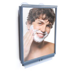 toilettree products fogless shower bathroom mirror with squeegee and travel bag