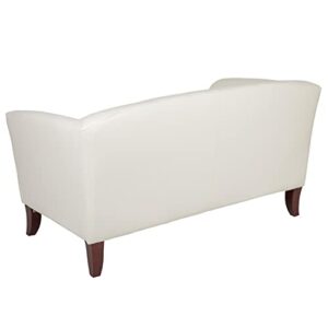 Flash Furniture HERCULES Imperial Series Ivory LeatherSoft Loveseat