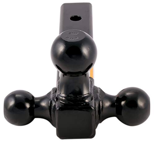 MaxxHaul 70270 Trailer Hitch Hollow Shaft Triple Ball Mount - Black