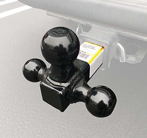 MaxxHaul 70270 Trailer Hitch Hollow Shaft Triple Ball Mount - Black