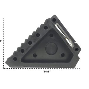 MaxxHaul 70072 Solid Rubber Heavy Duty Wheel Chock