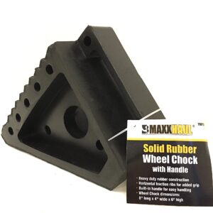 MaxxHaul 70072 Solid Rubber Heavy Duty Wheel Chock