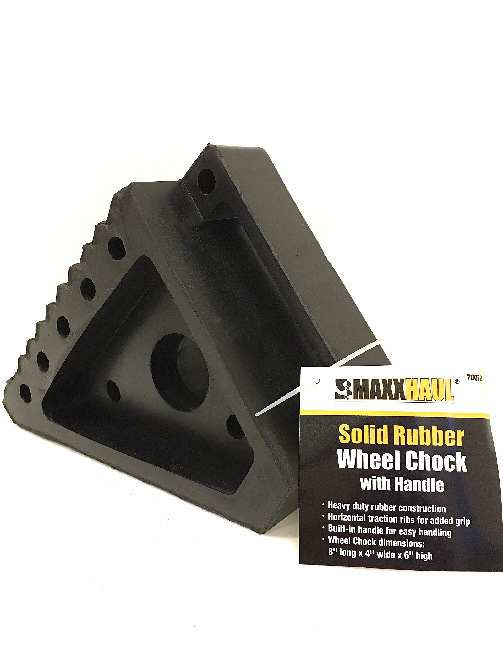 MaxxHaul 70072 Solid Rubber Heavy Duty Wheel Chock