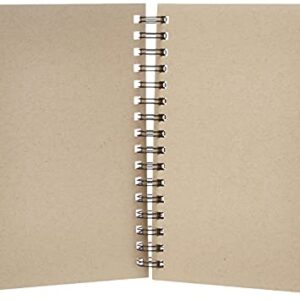 Strathmore Toned Sketch Spiral Paper Pad 5.5"X8.5"-Tan 50 Sheets -412500