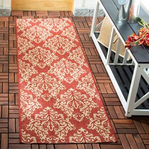 SAFAVIEH Courtyard Collection 2' x 3'7" Black/Cream CY6930 Indoor/ Outdoor Waterproof Easy-Cleaning Patio Backyard Mudroom Accent-Rug