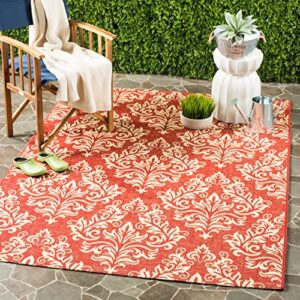 SAFAVIEH Courtyard Collection 2' x 3'7" Black/Cream CY6930 Indoor/ Outdoor Waterproof Easy-Cleaning Patio Backyard Mudroom Accent-Rug