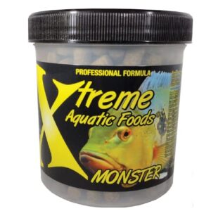 xtreme aquatic foods 2150-b monster pellet fish food